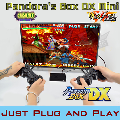 4260 Games 720P Pandora's Box DX Mini Arcade with Wireless Handle ...