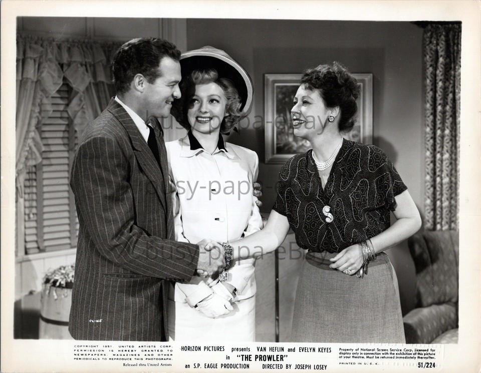 1951 The Prowler Van Heflin Evelyn Keyes John Maxwell Katherine Warren ...