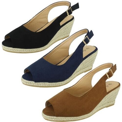 Savannah Damen Breite Passform Keilabsätze - F2R295 | eBay.de