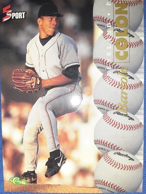 1995 Classic 5 Sport #116 Bartolo Colon Cleveland Indians Rookie RC MVP ...