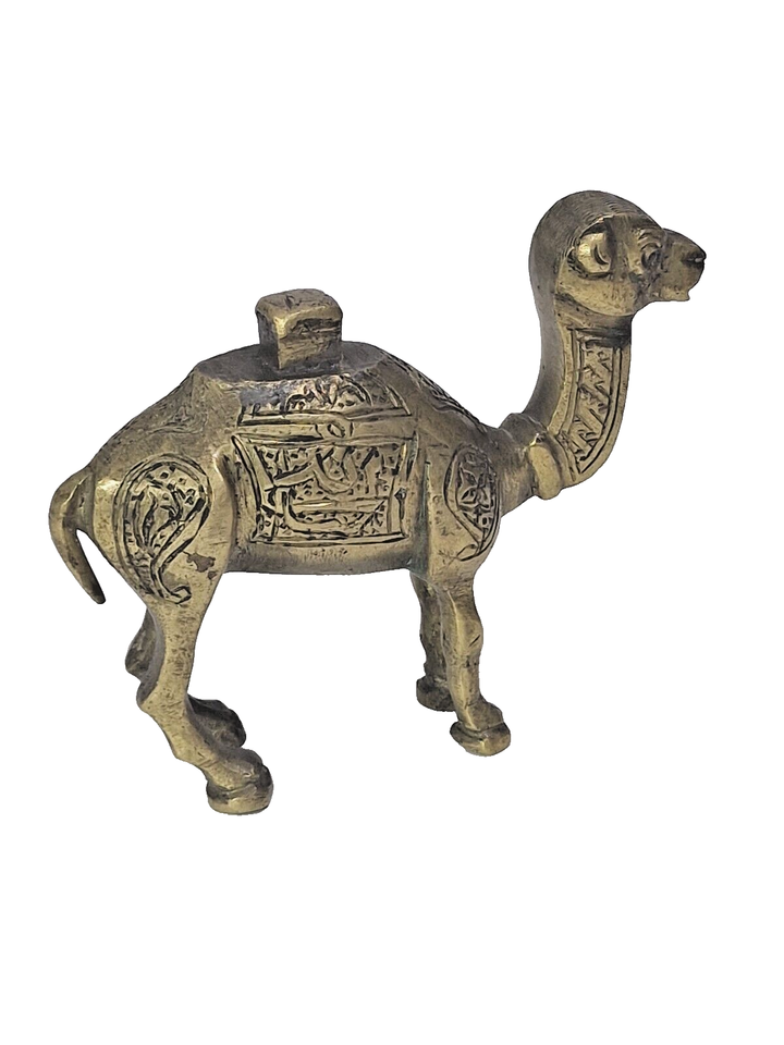 Vintage Bronze Desert Camel Statue Decorated with calligraphy | eBay