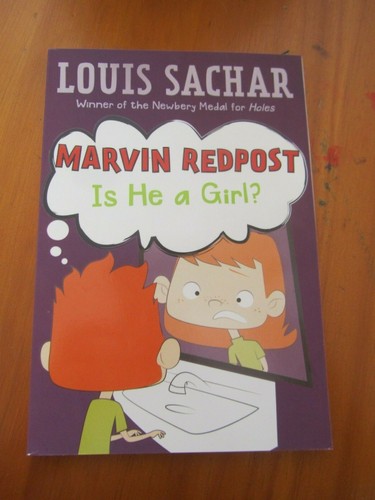 Marvin Redpost #3: Is He a Girl? by Louis Sachar (1993, Digest ...