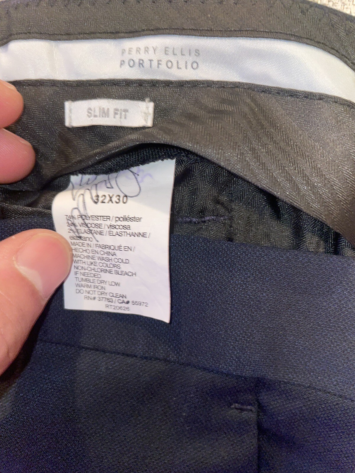 Perry Ellis Men’s Slim Fit Dress Pants (Size: 32x30) RN#37763 | eBay