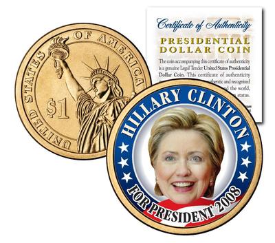 HILLARY CLINTON PRESIDENTIAL DOLLAR $1 COIN *Must See* | eBay