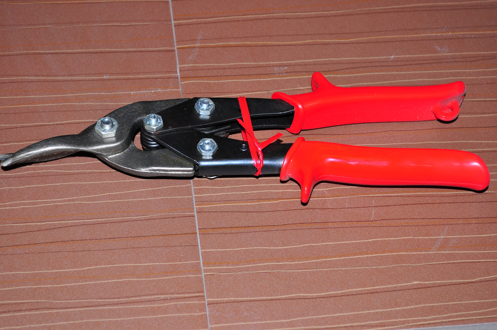 Prosnip 9-3/4" Aviation Snips Red Compound cutter strasight to curve ...