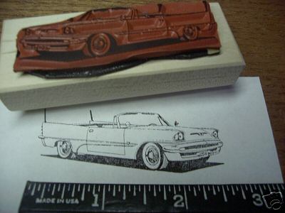 1958 DeSoto (Chrysler) Sportsman Convertible Car RUBBER STAMP mopar ...
