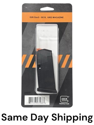 NEW OEM GLOCK 26 G26 GEN 5 9MM 10 ROUND RD MAGAZINE MAG 33377 ...
