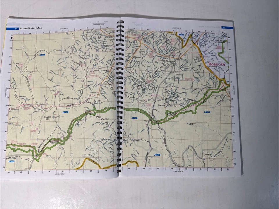 Roanoke Lynchburg Charlottesville VA Street Guide 2002 Rand McNally ...