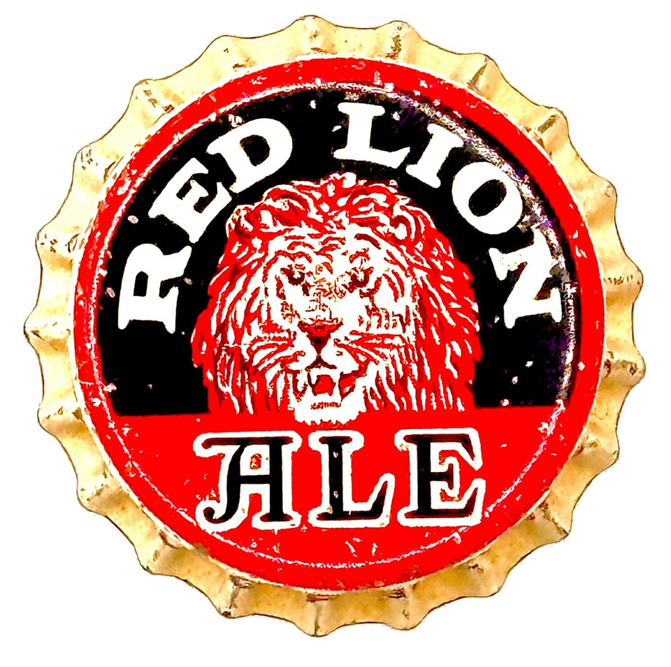 VINTAGE RED LION ALE CINCINNATI OHIO CORK CROWN UNUSED COND 1935-1945 ...