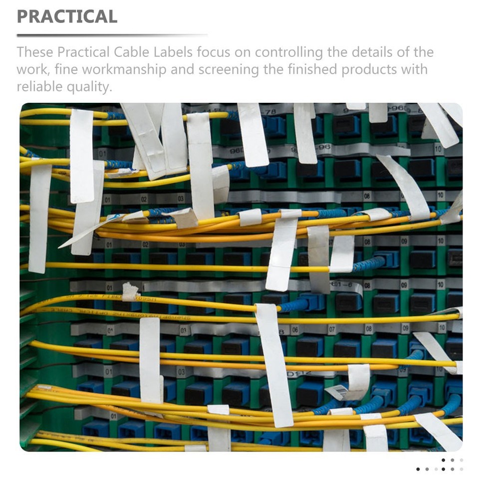 20 Sheets Convenient Cord Tags Printable Cable Labels Identification ...