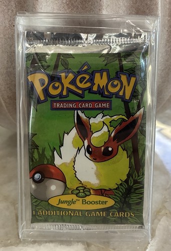 Pokémon Jungle Booster Pack – Flareon Art – Factory Sealed (Tear ...