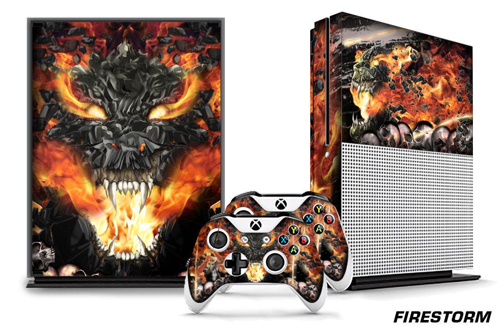 Designer Skin for XBOX ONE S 1S Gaming Console+2 Controller Sticker ...