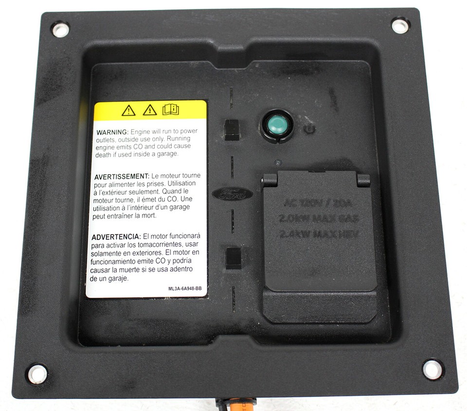 OEM Truck Bed mounted Power Outlet for Ford F150 MU5T-19J289-BE | eBay