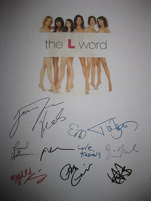 The L Word Signed TV Script x10 Jennifer Beals Erin Daniels Laurel ...