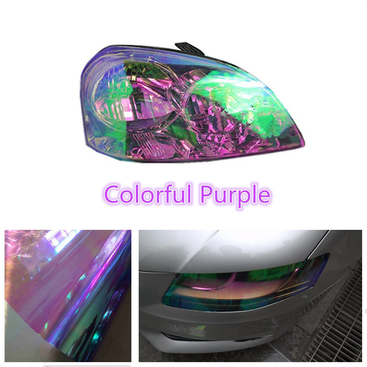 Car Headlight Taillight Fog Light Sticker Tint Protector Film Vinyl ...