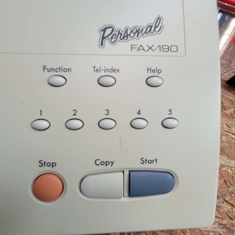 Brother Personal Fax-190 Fax Facsimile Transceiver Machine and Phone | eBay