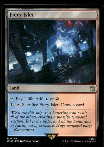 Fiery Islet Mtg Dr. Who NM 278 Magic Gathering X1 | eBay
