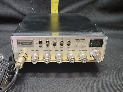 Vintage Radio Shack TRC 446 Mobile In Vehicle CB Radio With Mic Tested ...