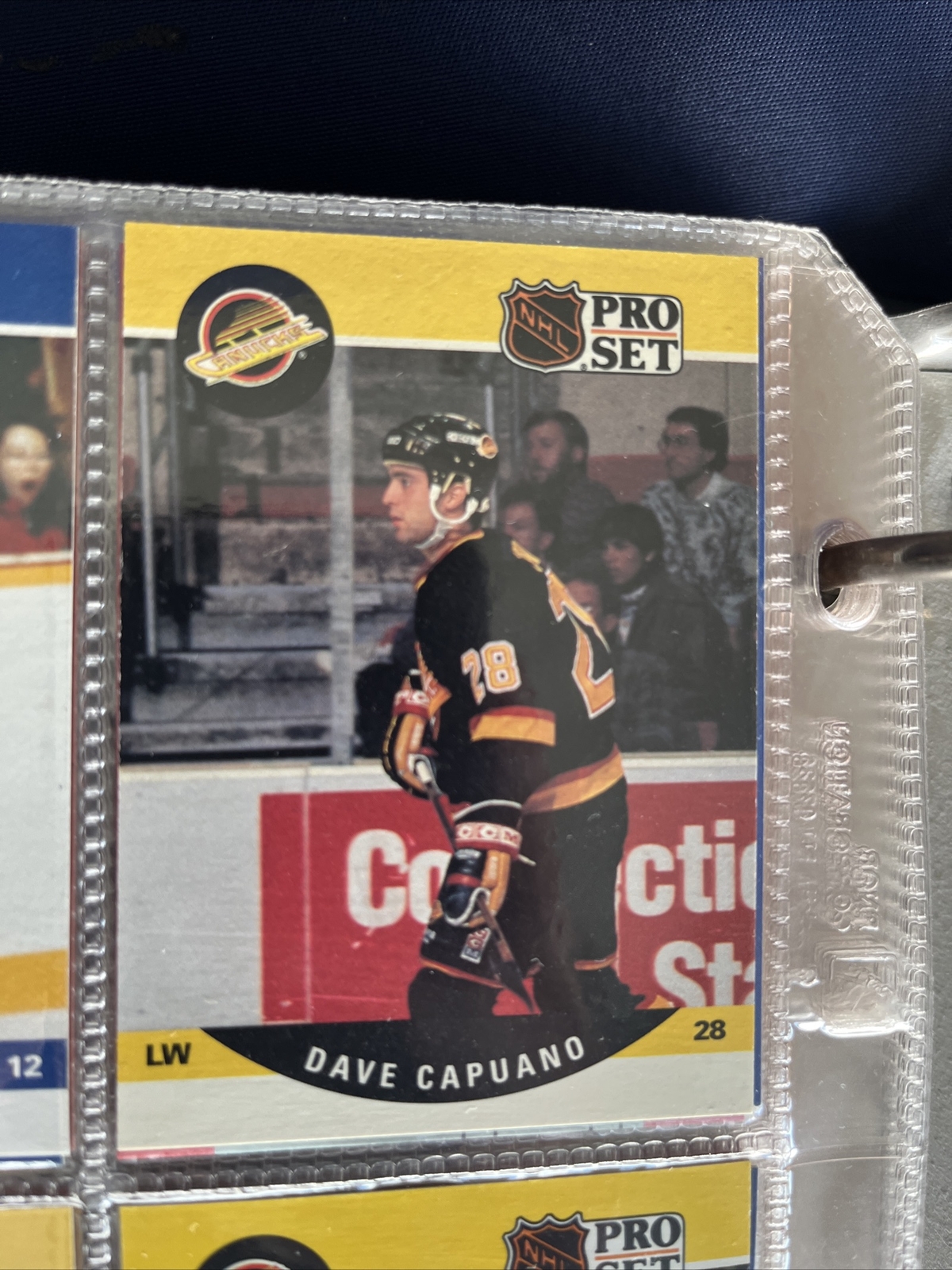 1990 Pro Set #543 Dave Capuano RC Vancouver Canucks | eBay