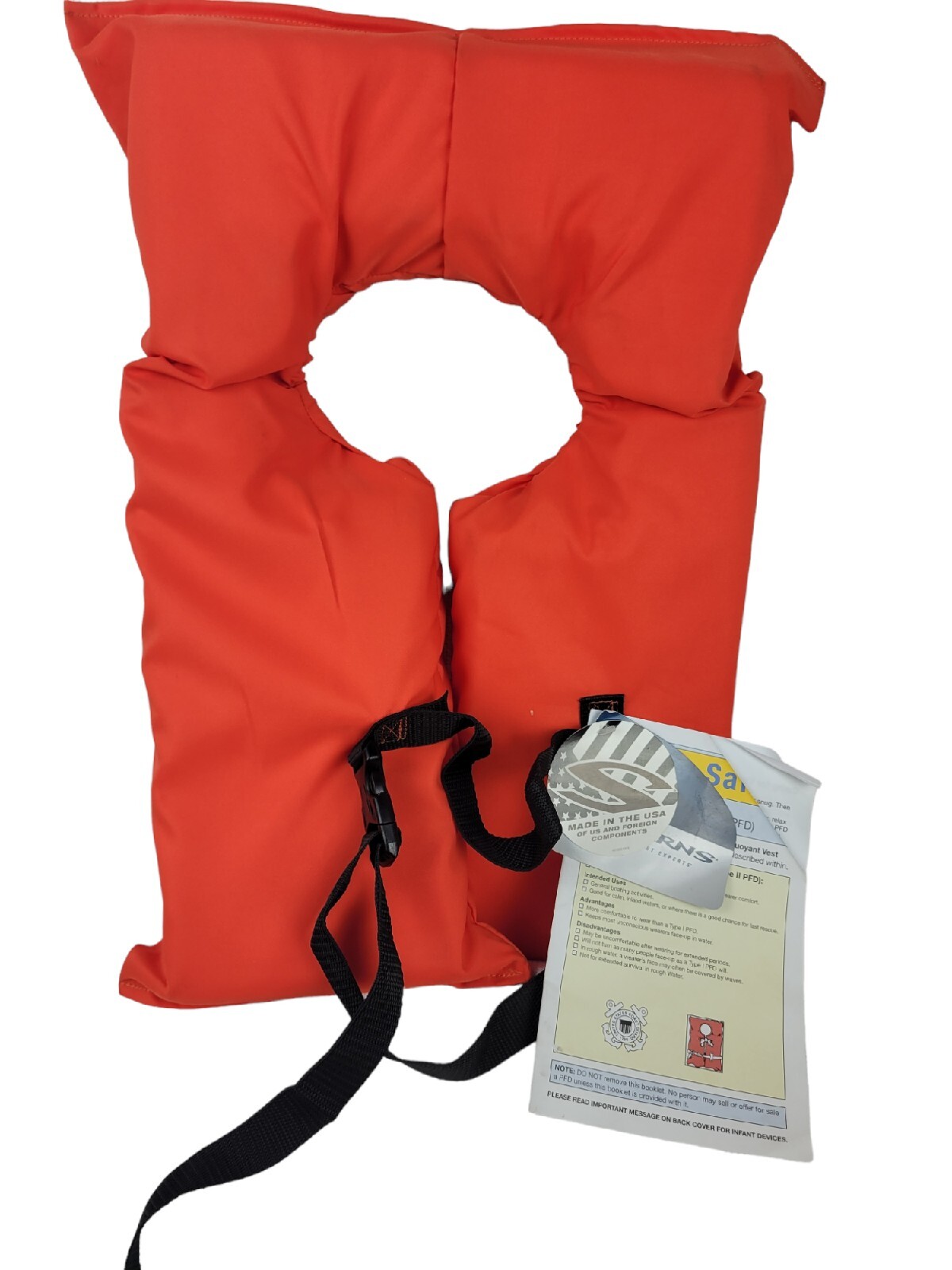 Stearns Off Shore Type II Orange Adult Universal Life Jacket Reflective ...