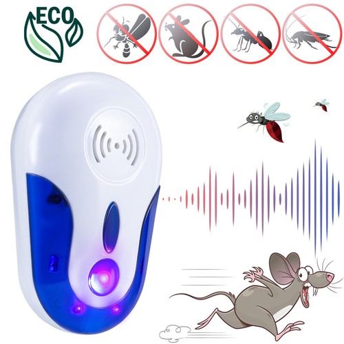 2025 Electronic Ultrasonic Pest Reject Home Control Repellent Mice Rat ...