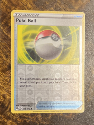 Pokemon TCG Trainer *Poke Ball* 059/073 Champions Path Reverse Holo | eBay