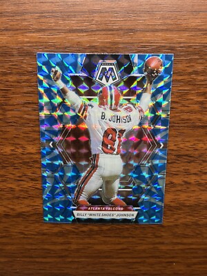 2023 Mosaic Billy “White Shoes” Johnson REACTIVE BLUE #11 Panini Atlanta Falcons | eBay