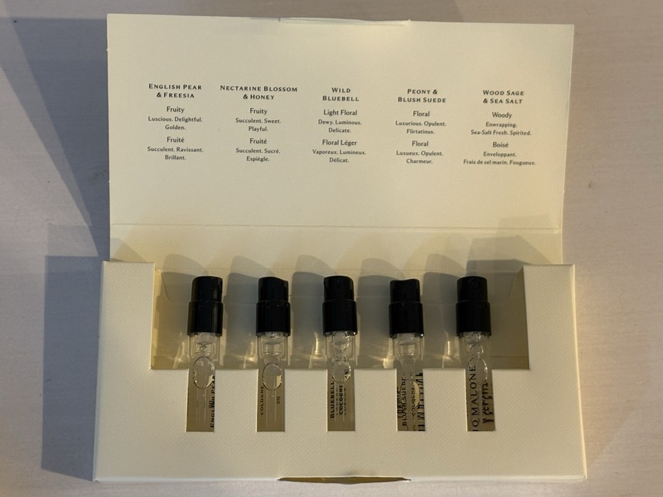 Jo Malone Cologne INTENSE Discovery Set 1.5ml x5 Vials Assorted ...