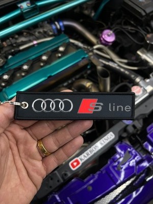 Audi S Line logo Jet tag keychain | eBay
