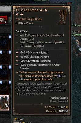 DIABLO 4🔥SEASON 10🔥FLICKERSTEP BOOT🔥 4GA -PERFECT ASPECT | eBay