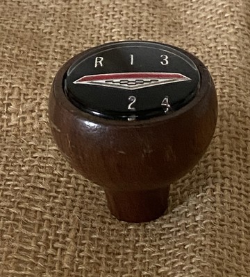 Pontiac GTO Vintage Factory Original Walnut Wood Handle Shift Knob 1966 ...
