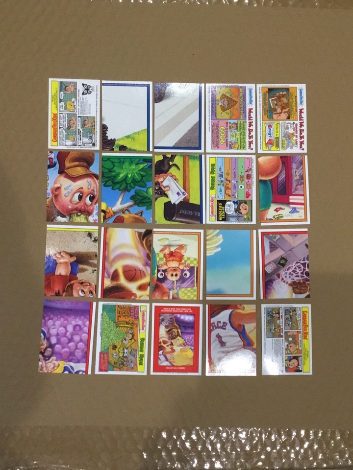 GARBAGE PAIL KIDS GPK 2006 ALL NEW SERIES 5 ANS5 INCOMPLETE SET +MAGNET ...