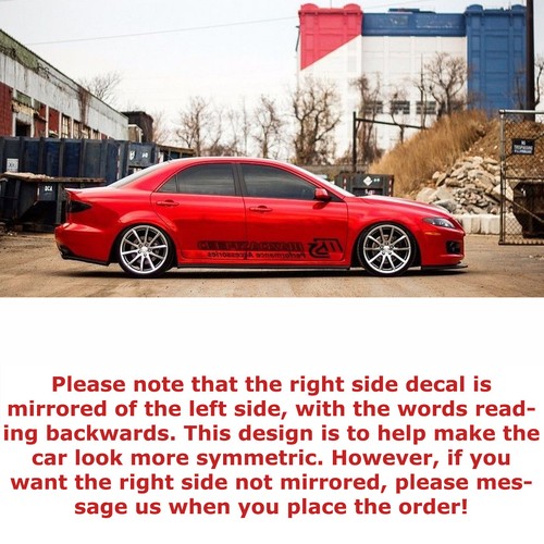 2X Multi Color for Mazdaspeed Performance Accessories Car Racing Decal ...