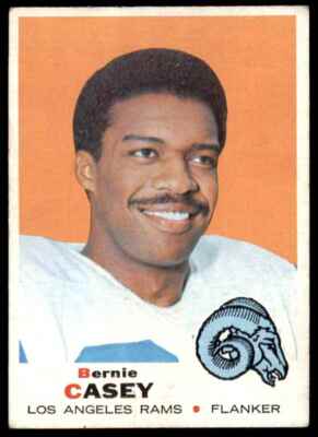 1969 Topps Bernie Casey Los Angeles Rams #147 | eBay