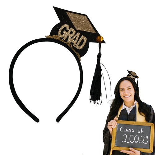 Head Accessories Hair Hoops Graduation Headband Hat Headdress Grad ...