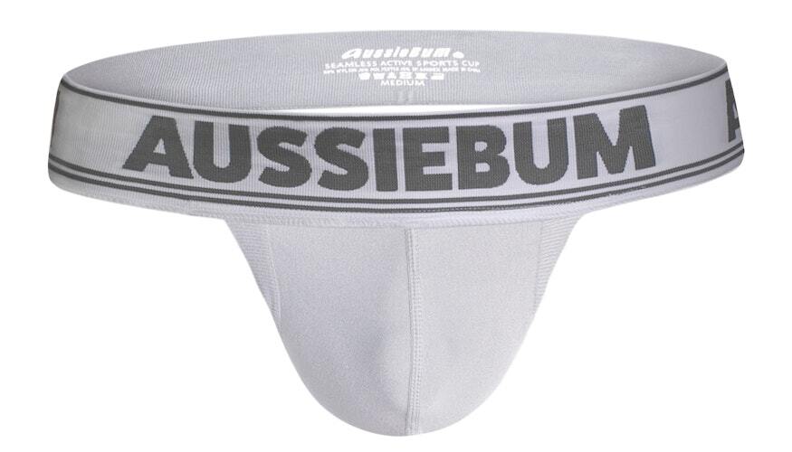 AussieBum Men's Stretchy Backless Pouch Underwear Cup, Size L White New ...