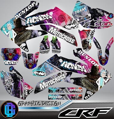 Honda CRF 250X 2004-2016 Graphics Kit Decals Stickers Pegatinas | eBay