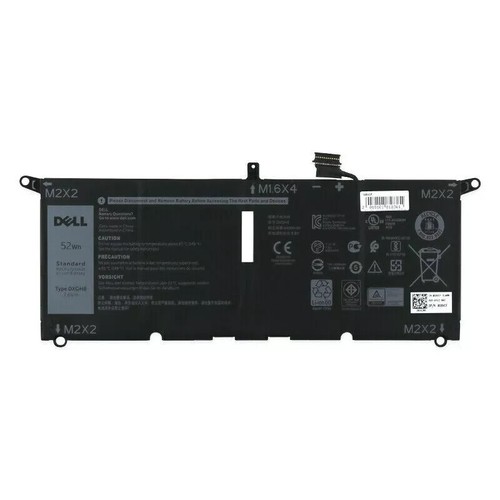 Genuine 52Wh DXGH8 Battery For Dell XPS 13 9370 9380 7390 Series H754V ...