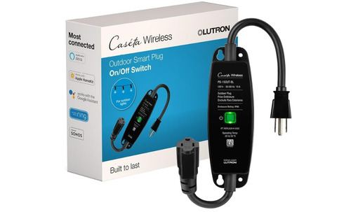 Lutron Smart Outdoor Plug PD-15OUT-BL for Caseta Smart Lighting, for ...