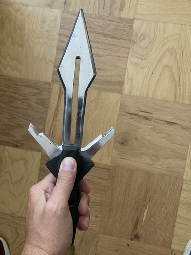 Custom Aluminum Prop Star Trek Klingon Dktagh Dagger Knife - Rings Like ...