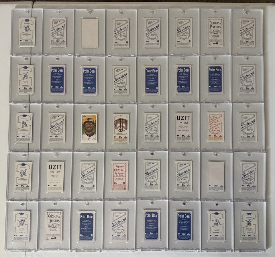 2023 TOPPS 206 HIGH SERIES MINI TOBACCO VARIATION CARDS (LOT OF 40 ...