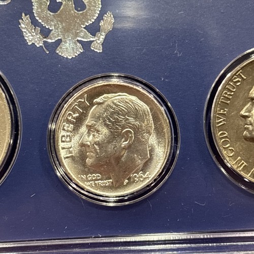 1964–P US MINT COIN SET 90% SILVER, UNCIRCULATED, CASE + Government Box ...