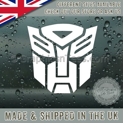 Car Bumper Autobot Window Sticker Vinyl Graphic Decal - 16 Colour ...