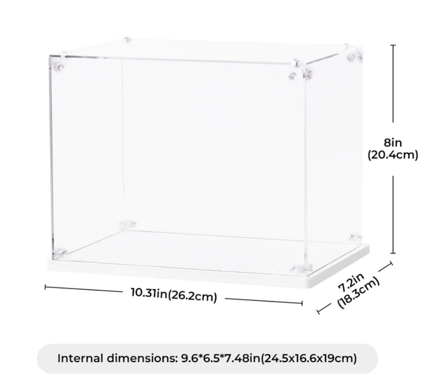 ROKR 3D Wooden Puzzle DIY Plastic Dust Proof Display Box（No product ...