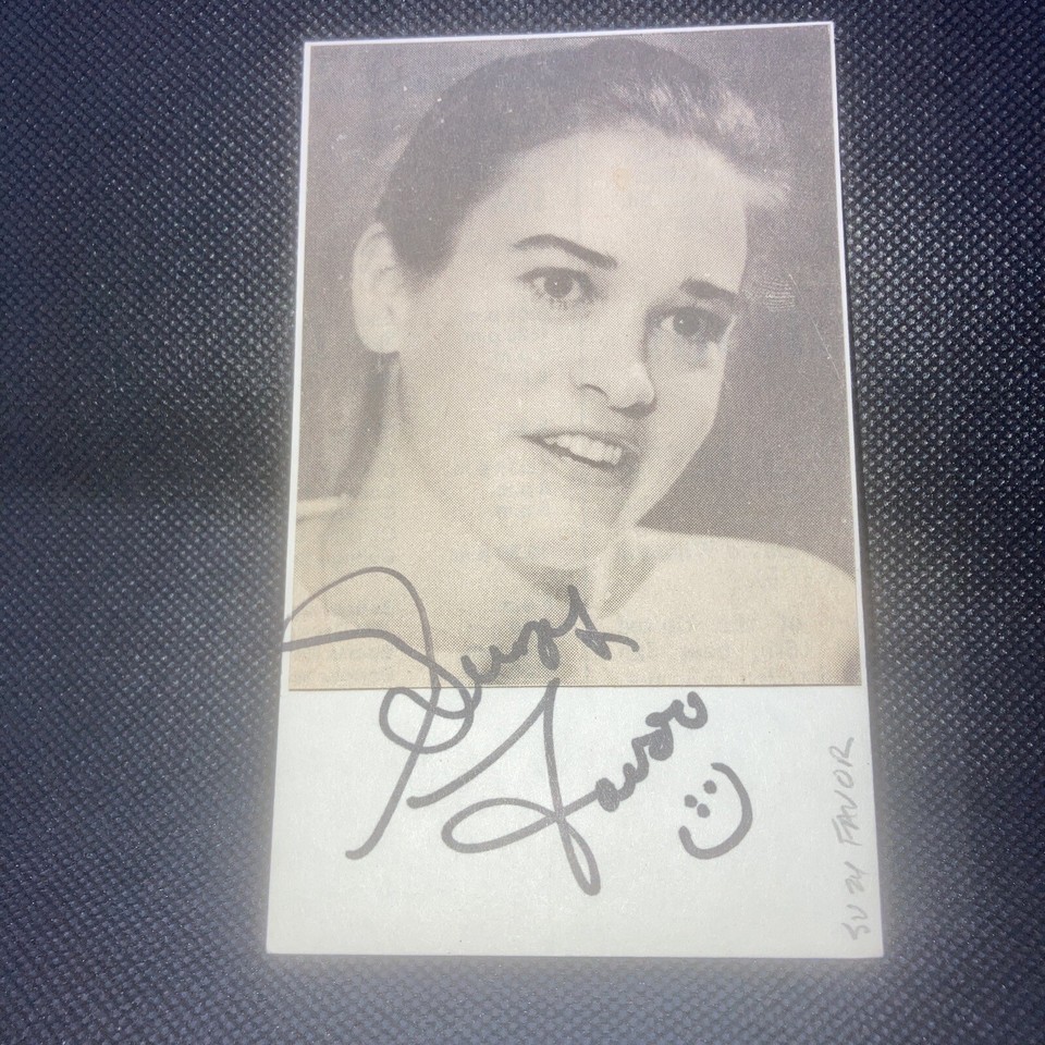 Vintage Suzy Favor Hamilton Autograph Stevens Point Wisconsin WI ...