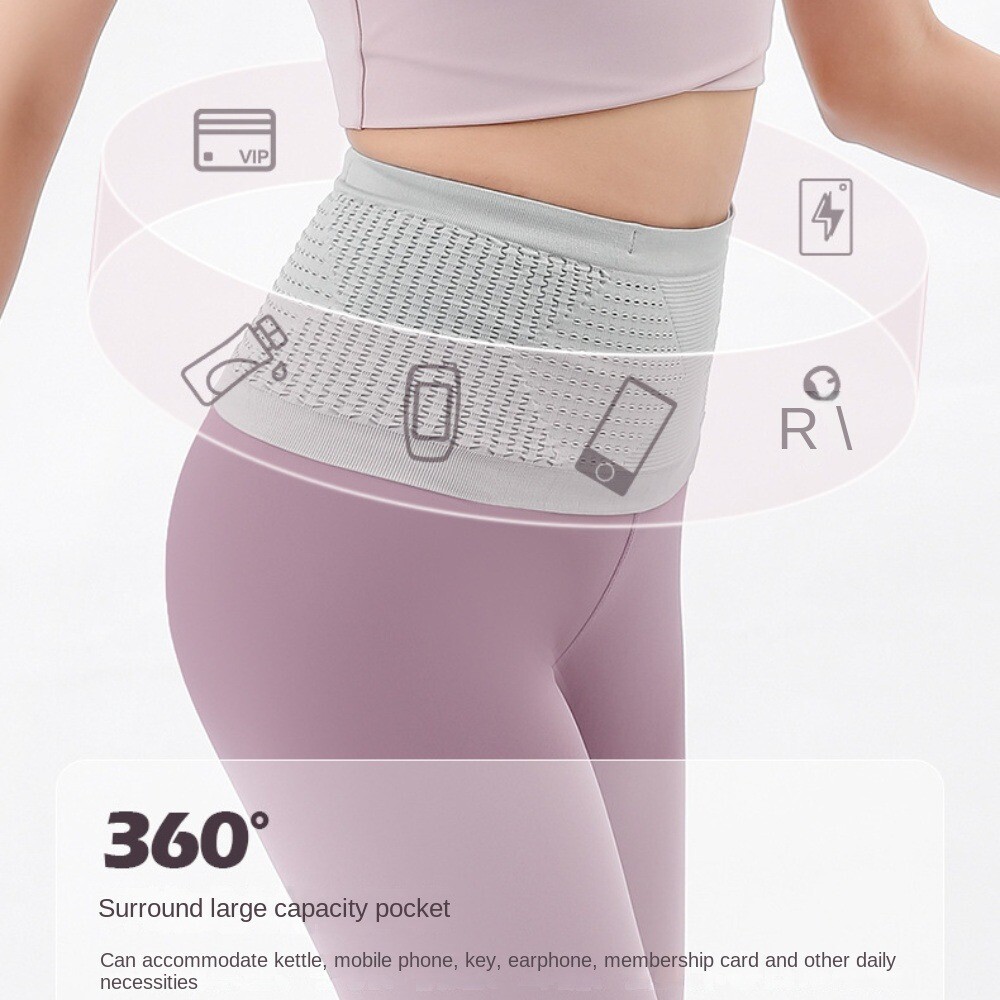 Seamless Invisible Sports Fanny Pack Lightweight Thin Mobile Phone Bag ...