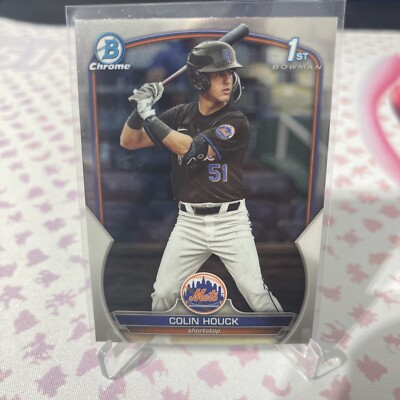 2023 Bowman Draft - Chrome- Colin Houck #BDC-175 New York Mets | eBay