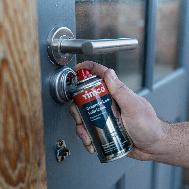 Graphite Lock Lubricant Spray 80ml Padlocks Door Hinges Locks Key ...