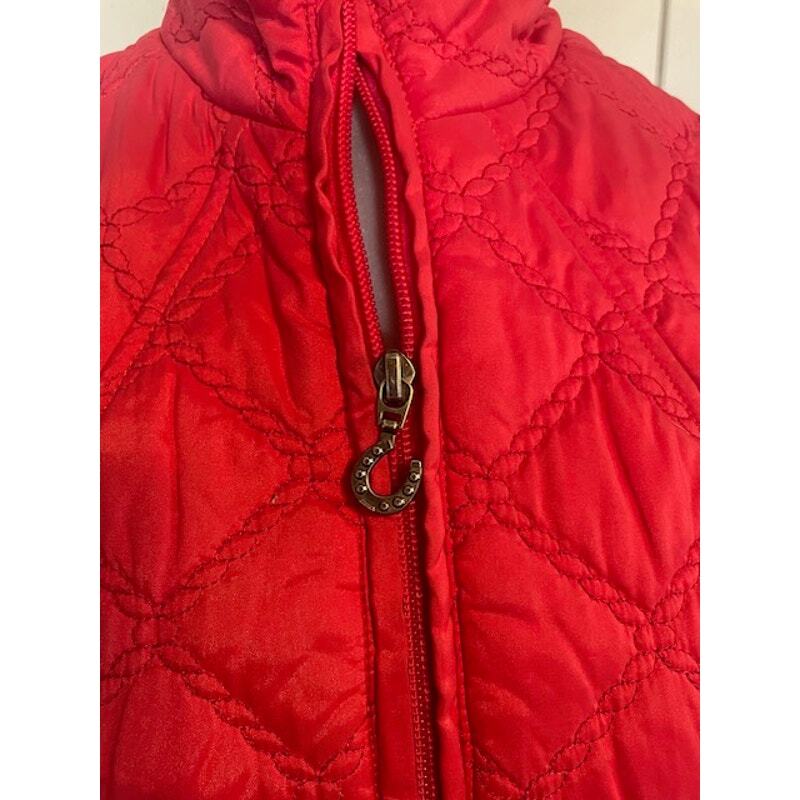 Ariat Women's Size Small Red Riding Equestrian Vest | eBay