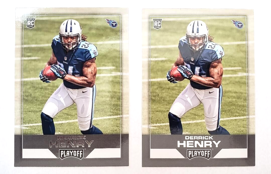 (2) 2016 Playoff Derrick Henry Rookie Card RC #239 Titans NM or better ...